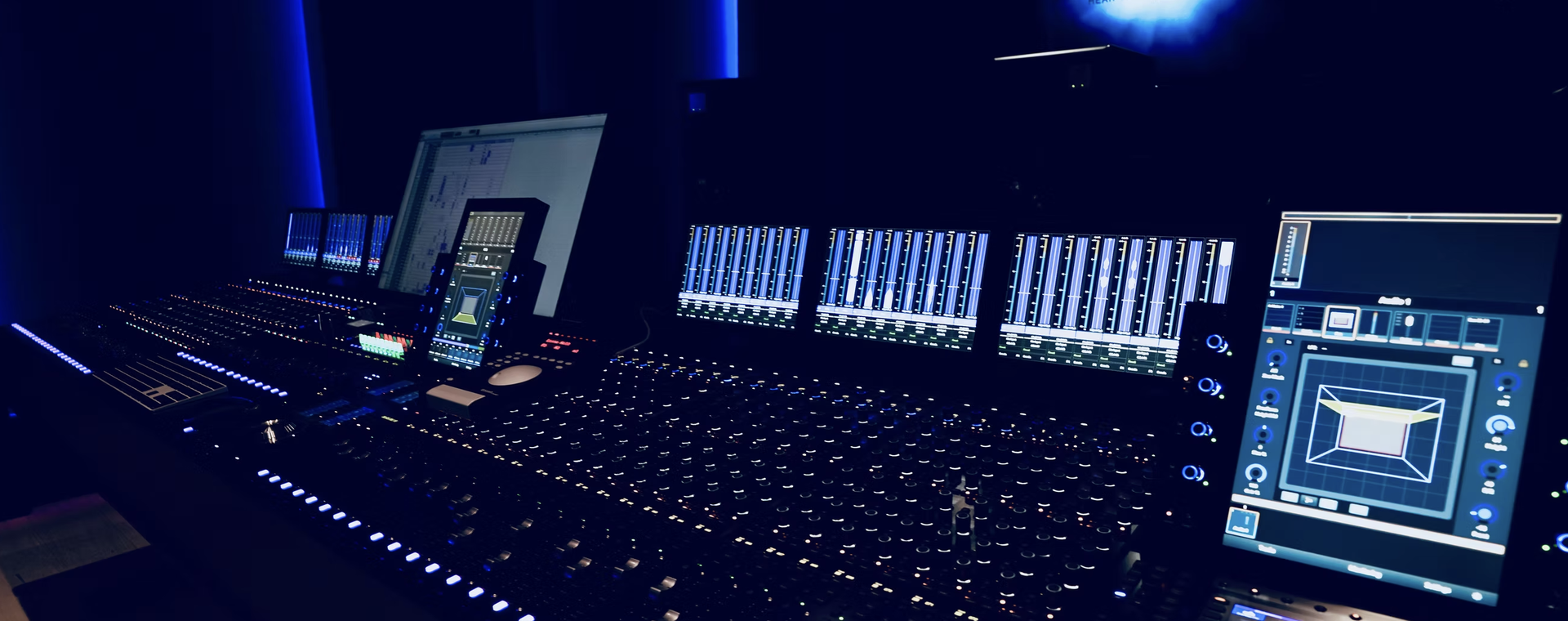 Benjamin' Wallfisch's Mix Lab - ATMOS Mix room and recording booth ...